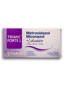 TRIMIC FORTE L (METRONIDAZOL /MICONAZOL /LIDOCAINA) 750 MG /200 MG /100 ...