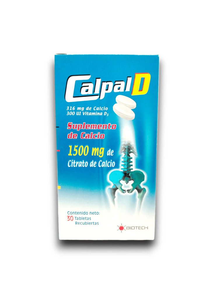 CALPAL D TABLETAS RECUBIERTAS EST 30 TAB ( BIOTECH) - Droguerías Ciccorp