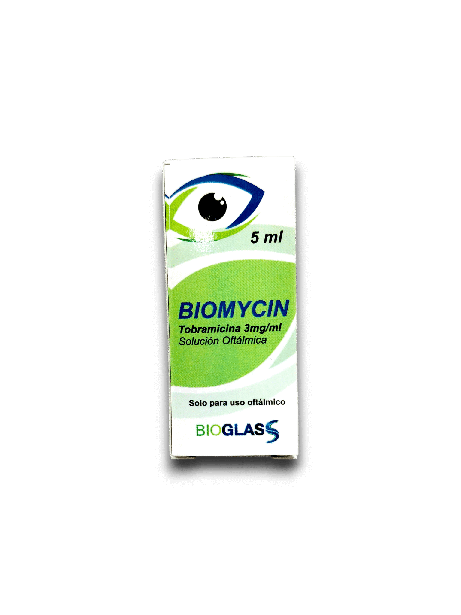 BIOMYCIN (TOBRAMICINA) 0.3 % FCO OFT 5 ML (BIOGLAS) - Droguerías Ciccorp