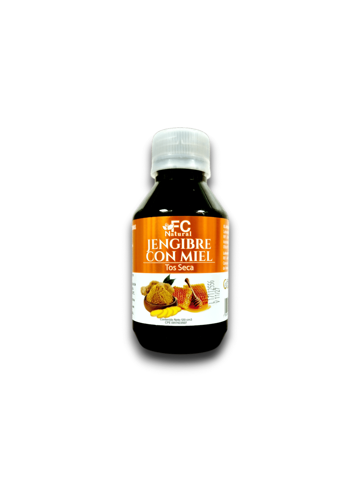 JARABE DE JENGIBRE Y MIEL 120 ML (FC PHARMA) - Droguerías Ciccorp