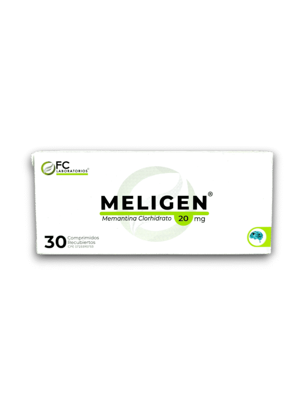 MELIGEN (MEMANTINA) 20 MG X 30 COMP REC (FC PHARMA) - Droguerías Ciccorp